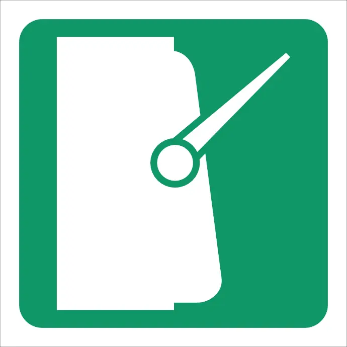 GA34 - SABS Main electrical switch safety sign | Safety Signs & Equipment